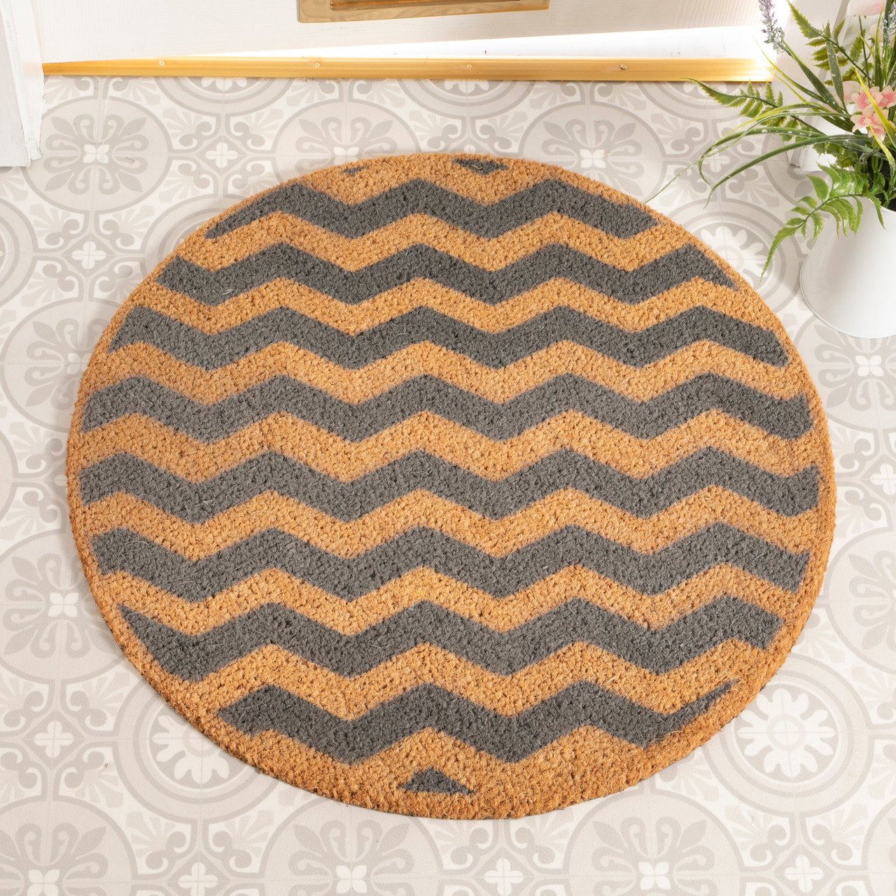 70cm Circle Doormat - Artsy Mats